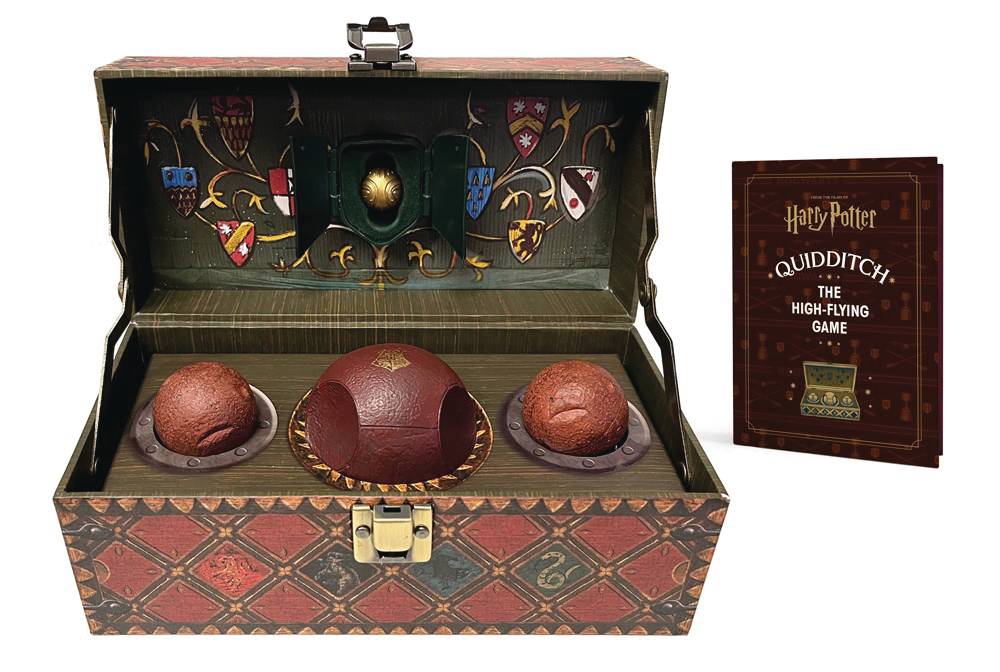 HARRY POTTER QUIDDITCH SET WITH GOLDEN SNITCH REVISED ED – Crafts N ...
