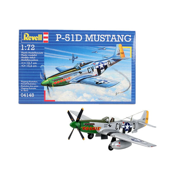 Revell 1/72 Scale P-51D Mustang RVG 04148 – Crafts N' Things Hobbies ...