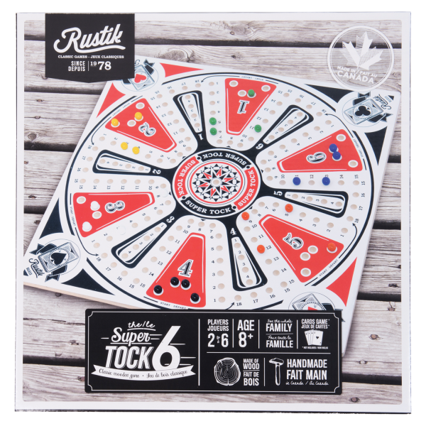 Rustik Super Tock 6 Player – Crafts N' Things Hobbies & Games