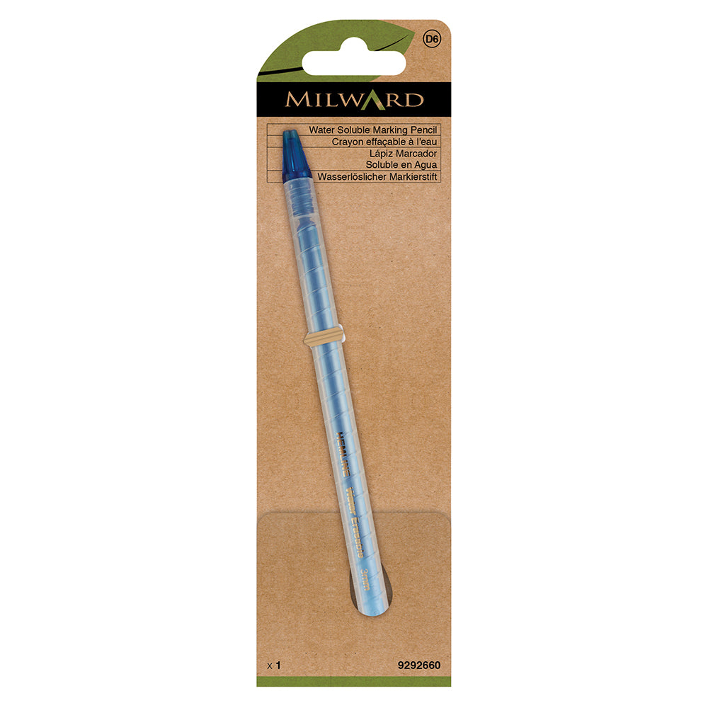 MILWARD GREEN Wash-Out Pencil Blue/3Mm, in Twist Barrel – Crafts N ...