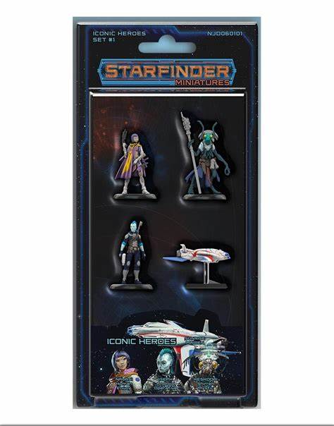 Starfinder: Miniatures- Iconic Heroes Set 1 – Crafts N' Things Hobbies ...