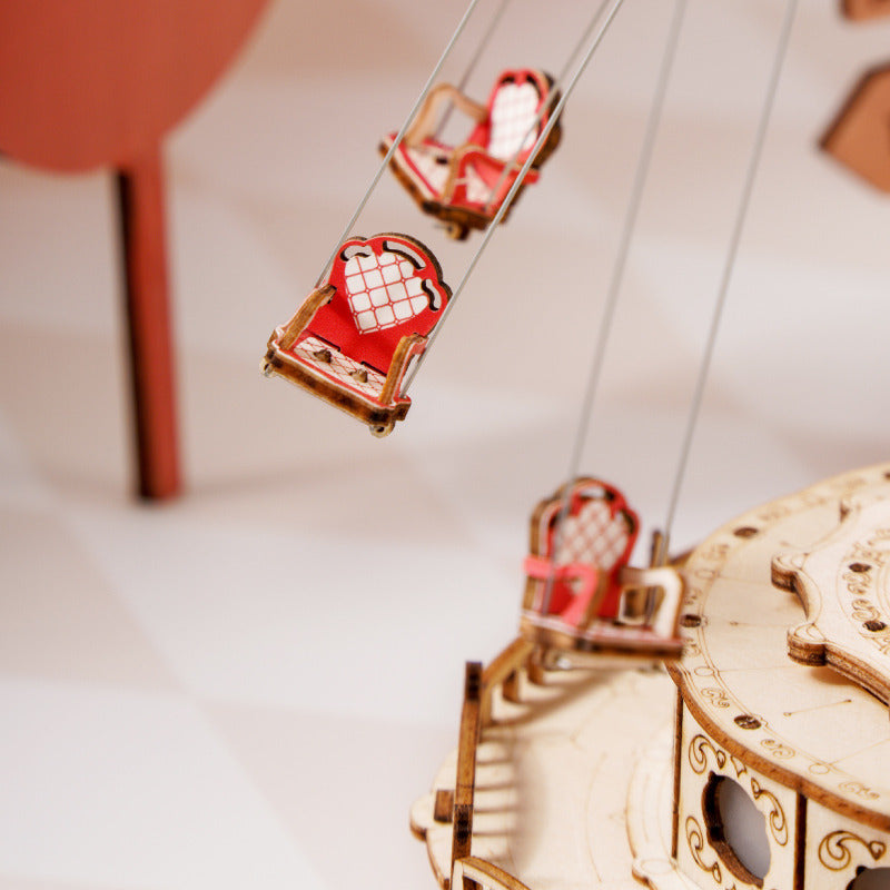 ROKR 3D Wooden Puzzle, Magic Amusement Park - Swing Ride – Crafts N ...