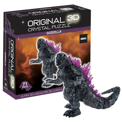 Crystal Puzzle: Godzilla 3D – Crafts N' Things Hobbies & Games