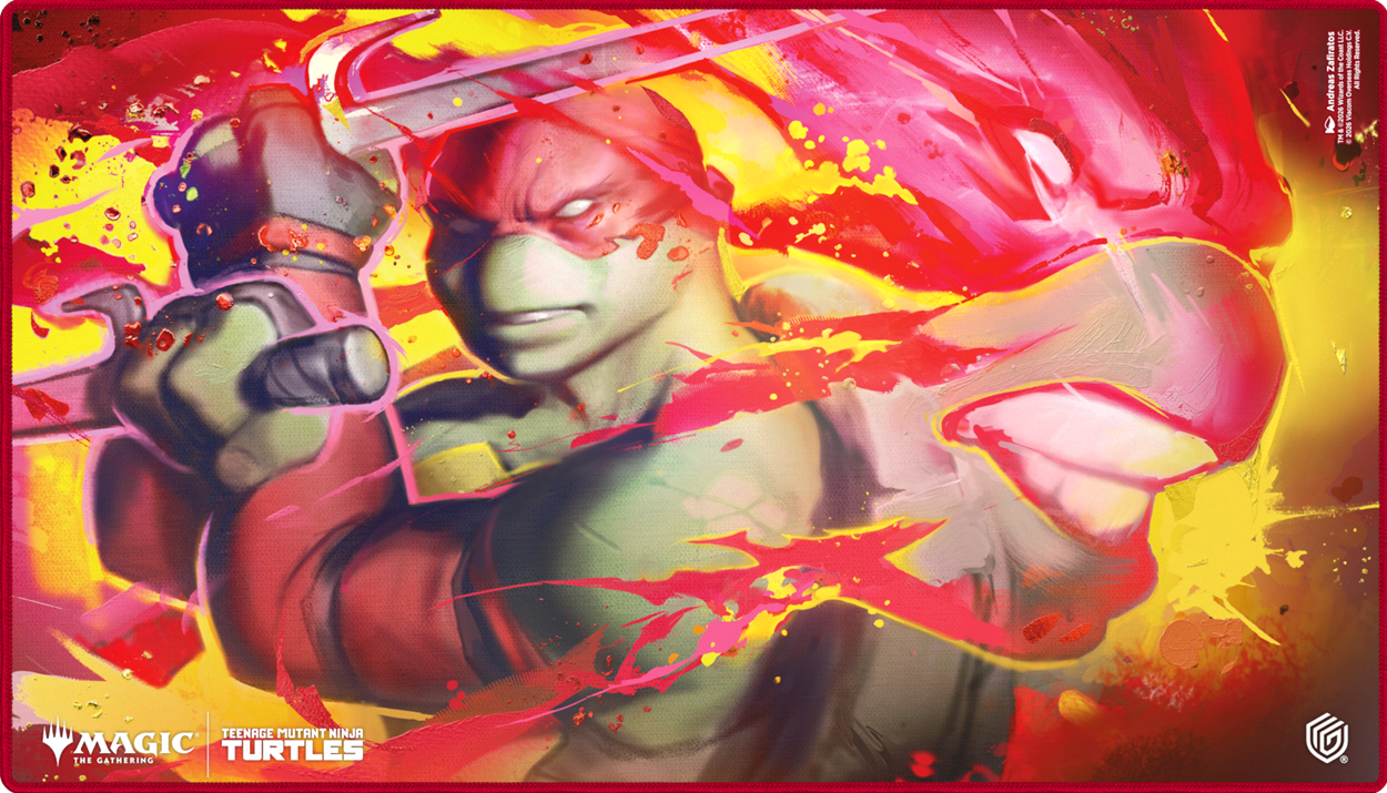 UG PLAYMAT MTG TEENAGE MUTANT NINJA TURTLES - RAPHAEL'S TECHNIQUE ...