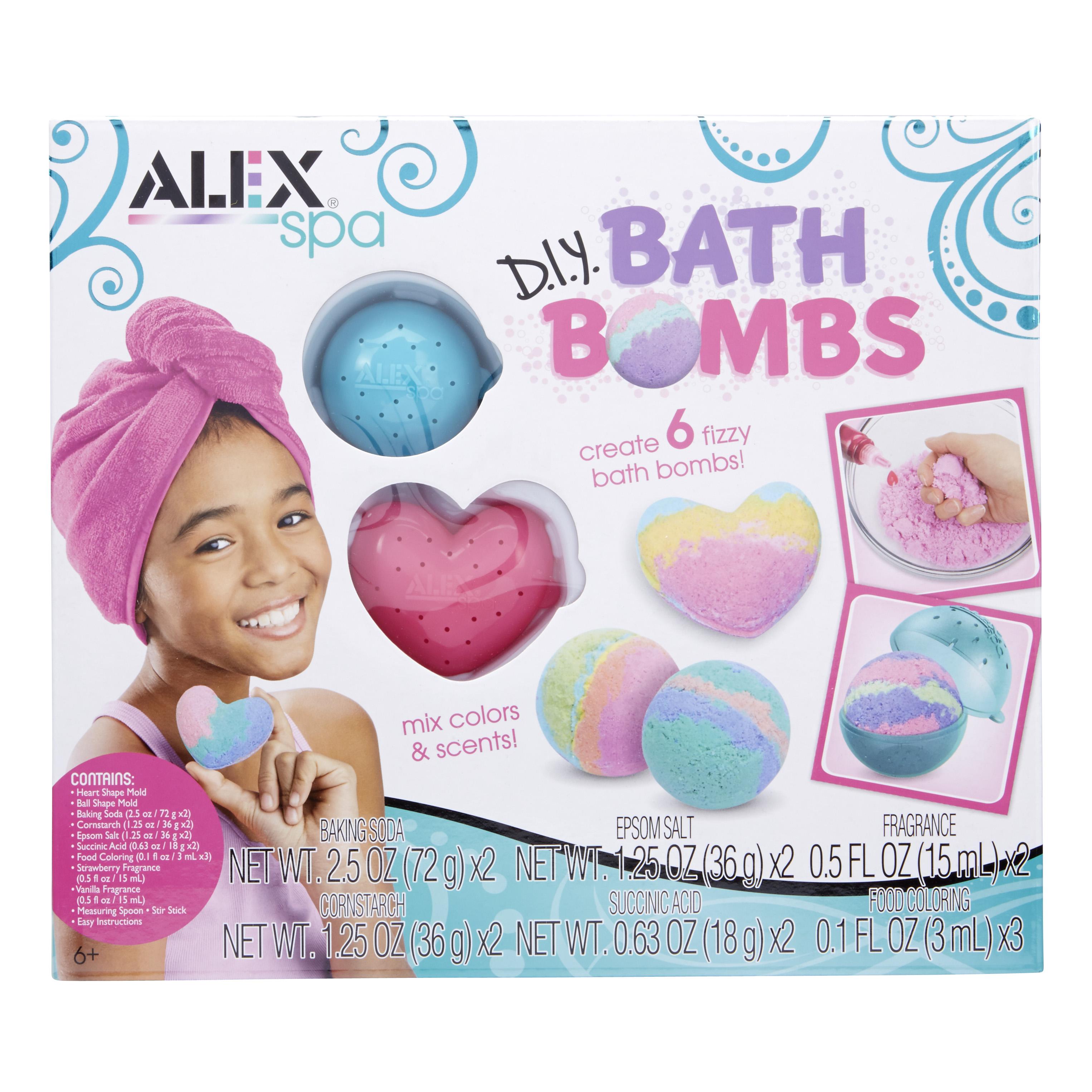 Alex SPA Fizzy D.I.Y. Bath Bombs – Crafts N' Things Hobbies & Games