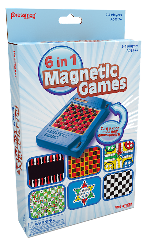 6-In-1 Travel Magnetic Games – Crafts N' Things Hobbies & Games