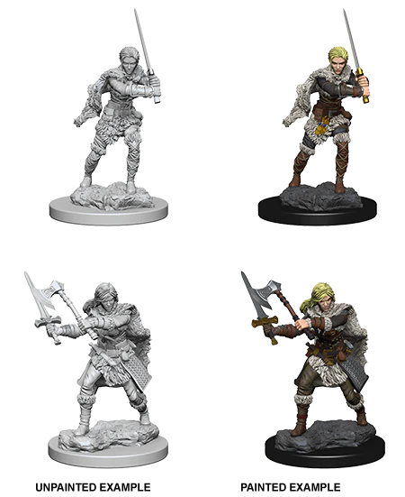 Nolzur's Marvelous Miniatures: Female Human Barbarian – Crafts N ...