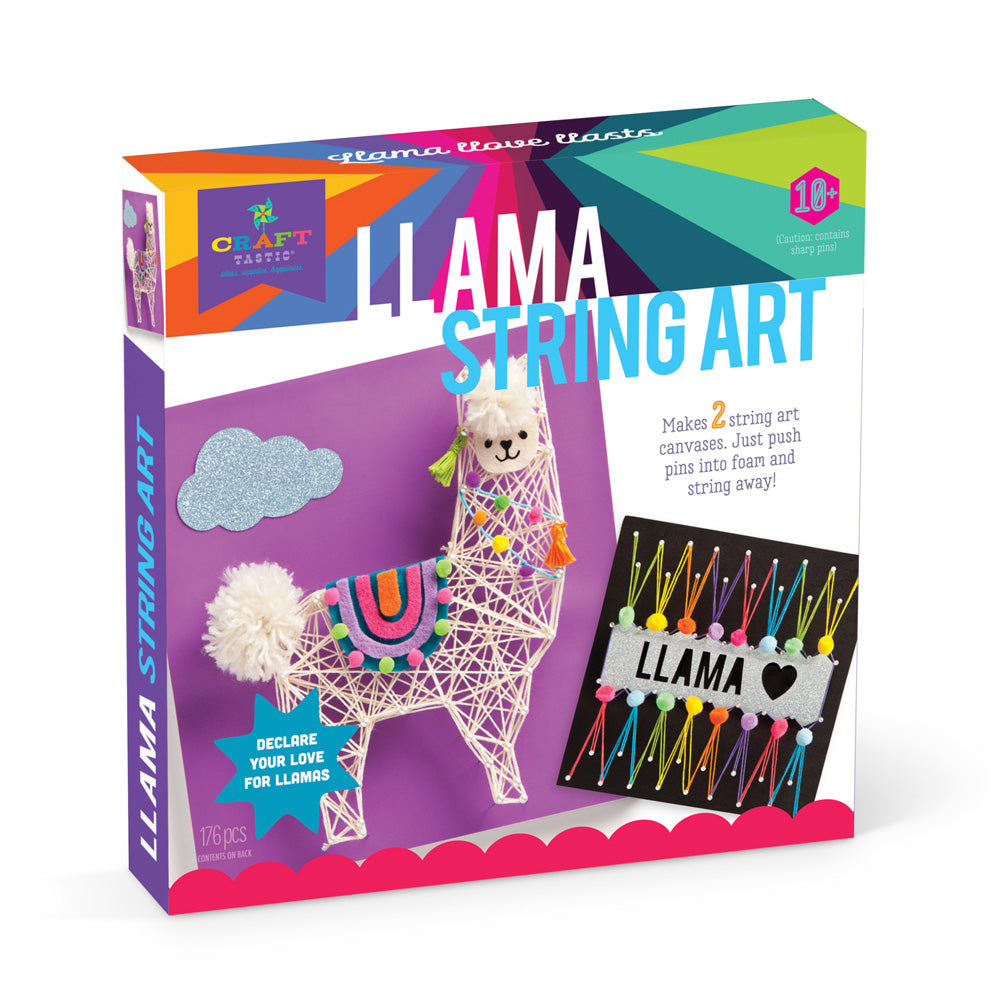 CRAFT-TASTIC® Llama STRING ART – Crafts N' Things Hobbies & Games