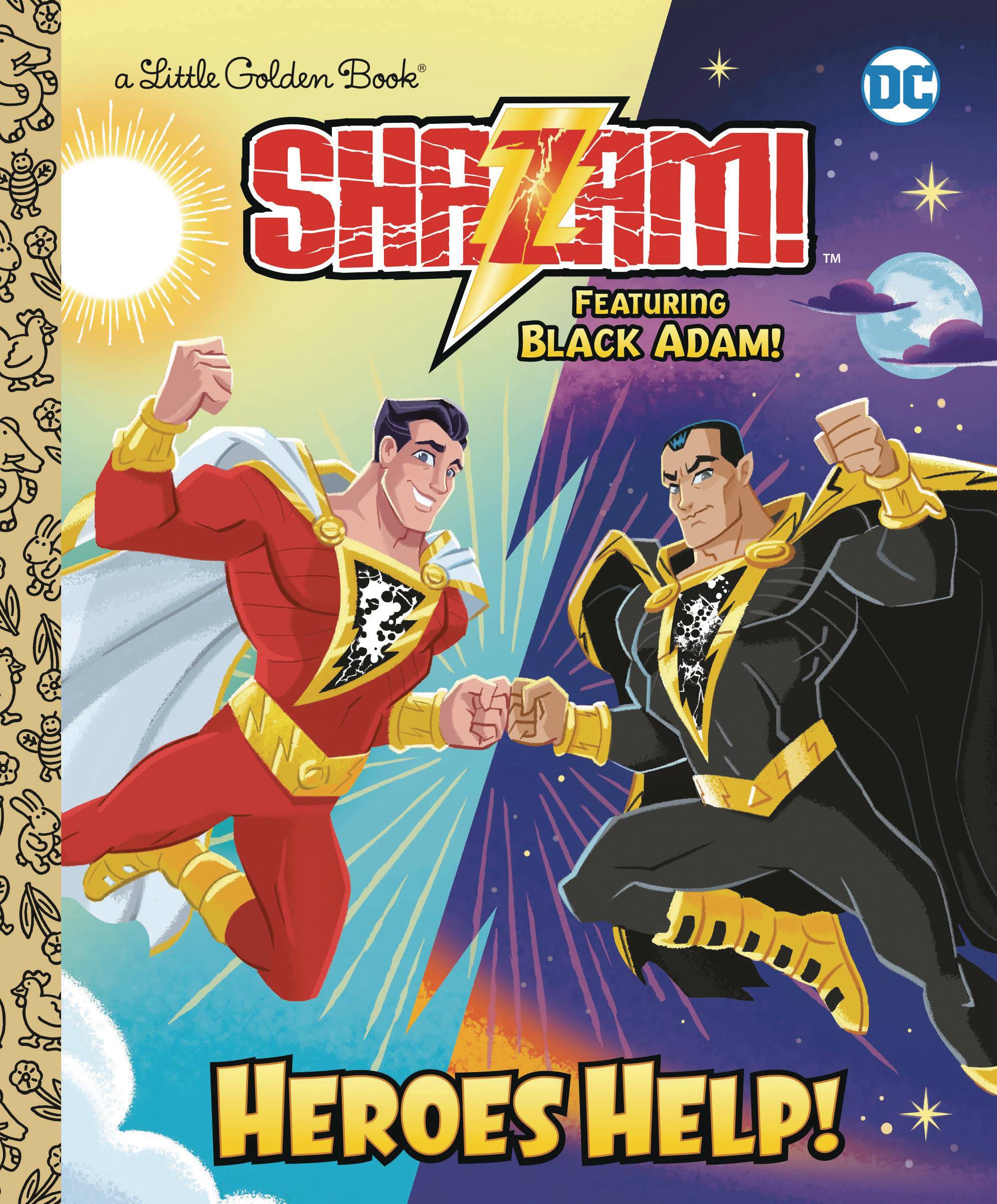 DC SHAZAM HEROES HELP LITTLE GOLDEN BOOK – Crafts N' Things Hobbies & Games