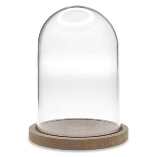 Craft Décor: 12cmx8cm DIY Clear Plastic Dome w/Wood Base – Crafts N ...