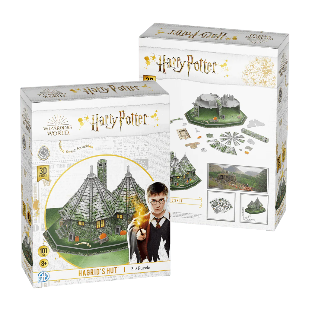 3D Puzzle: Harry Potter Hagrid's Hut – Crafts N' Things Hobbies & Games