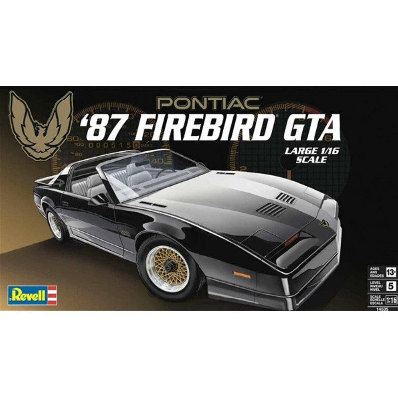 REVELL '87 PONTIAC FIREBIRD GTA - 1/16 SCALE MODEL KIT – Crafts N ...